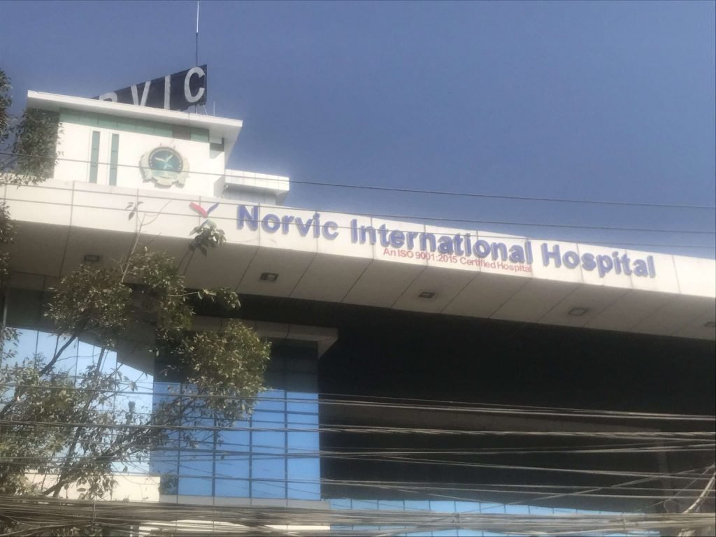 Spent a whole day at Norvic International Hospital